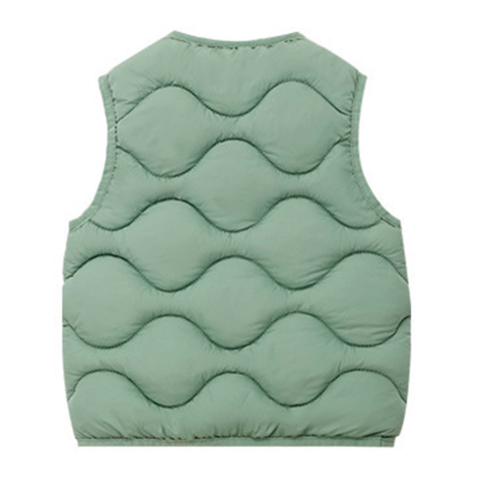 Vest For Kids Boys Girls Lightweight Warm Vest Sleeveless Button Casual ...