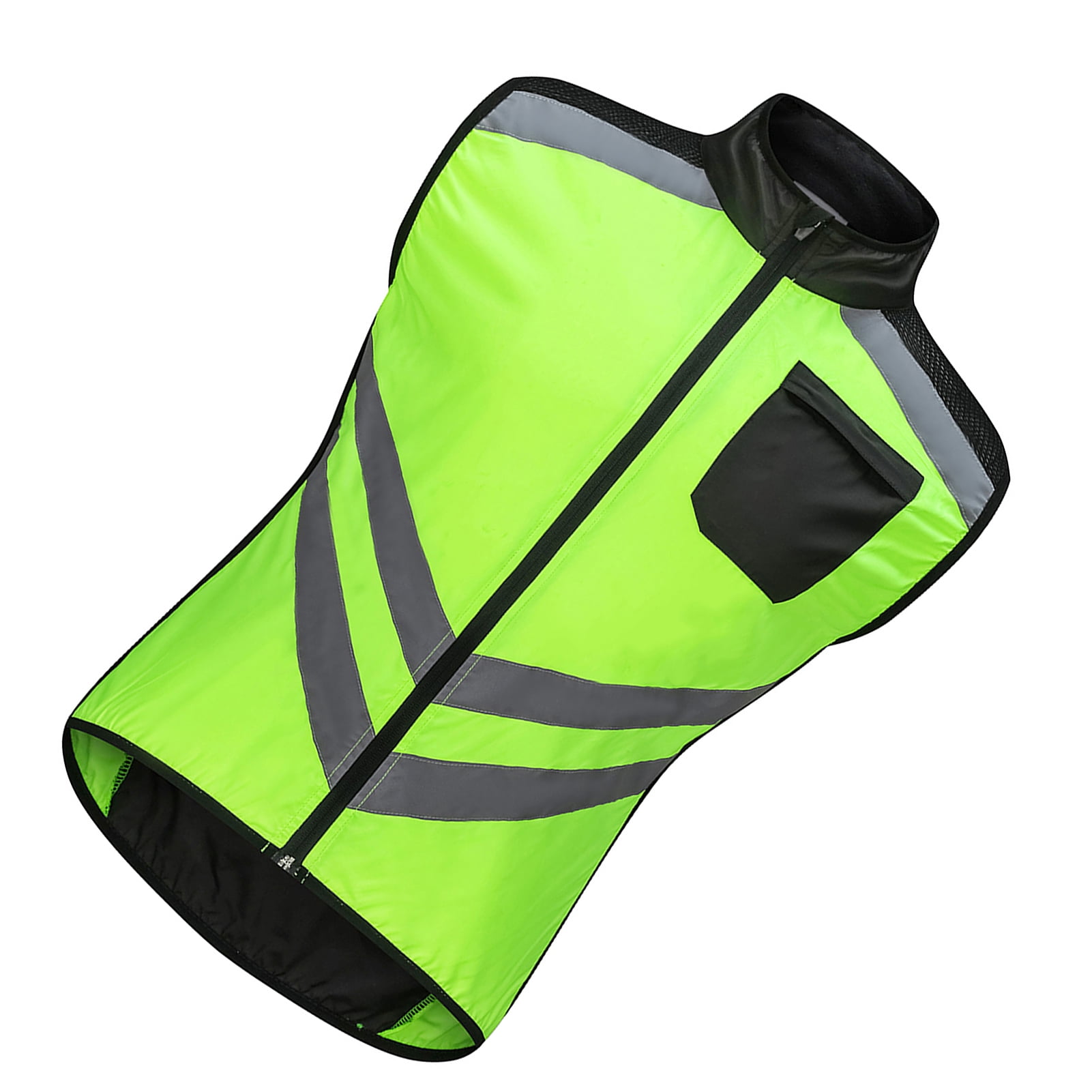 Men Cycle Vest Foldable Quick Dry Breathable Reflective Sports Safety ...