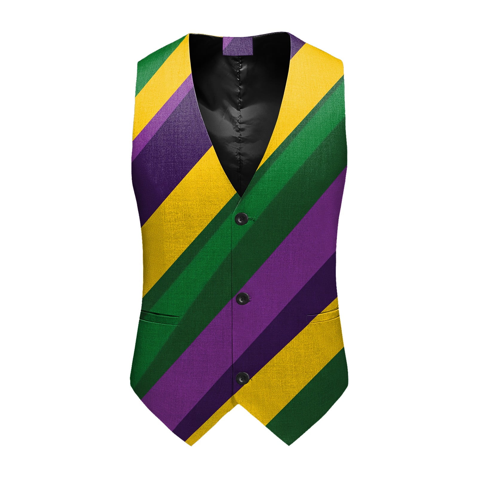 𝐌𝐚𝐫𝐝𝐢 𝐆𝐫𝐚𝐬 Vest for Men Novelty Mask Graphic 3D Print Waistcoat Funny ...