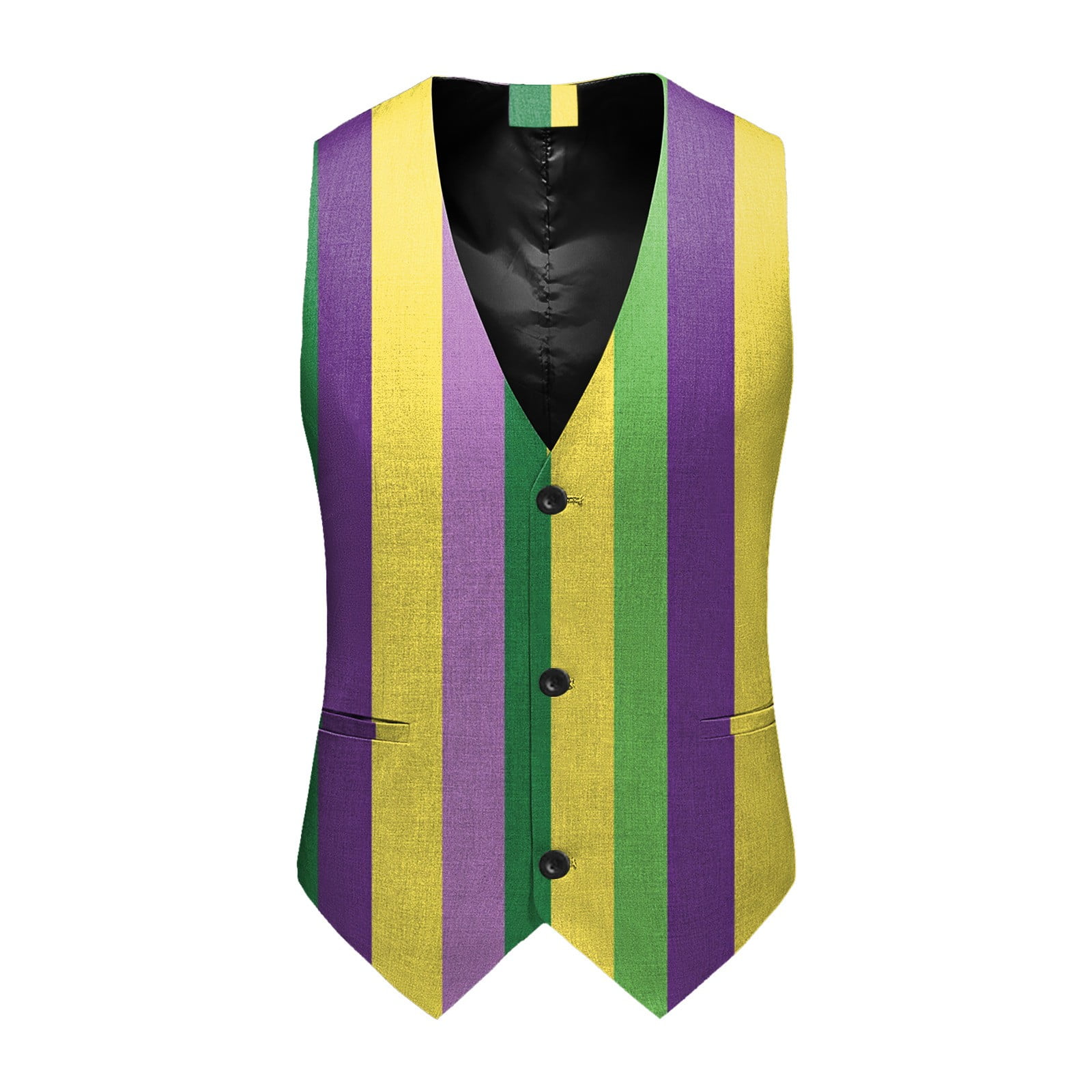 𝐌𝐚𝐫𝐝𝐢 𝐆𝐫𝐚𝐬 Vest Men's Vest Novelty Mask Graphic 3D Print Suit Vest ...