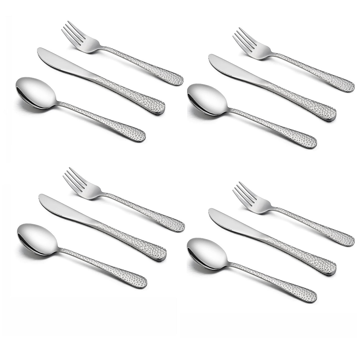 "Vesteel 12-Piece Kids Silverware Set, Stainless Steel Flatware ...