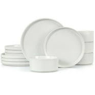 Yellowstone 12-Piece Ceramic Dinnerware Set, Beth Collection - Walmart.com