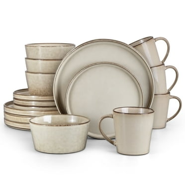 Yellowstone 12-Piece Ceramic Dinnerware Set, Beth Collection - Walmart.com