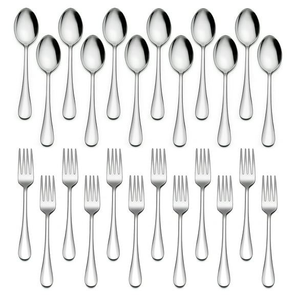 Forks Spoons and Knives Set 4-piece Set Handle Stainless Steel ...
