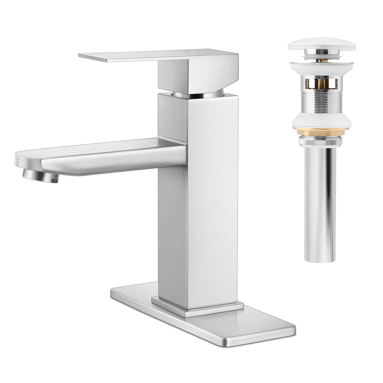 Bellaterra Home Barcelona Single Handle Bathroom Vanity Faucet with ...