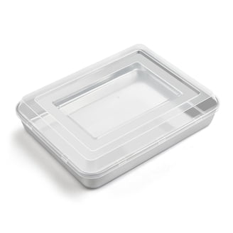 Lasagna Pan with Lid, 15.5x11.6x2.7 Inch Large Stainless Steel Nonstick ...