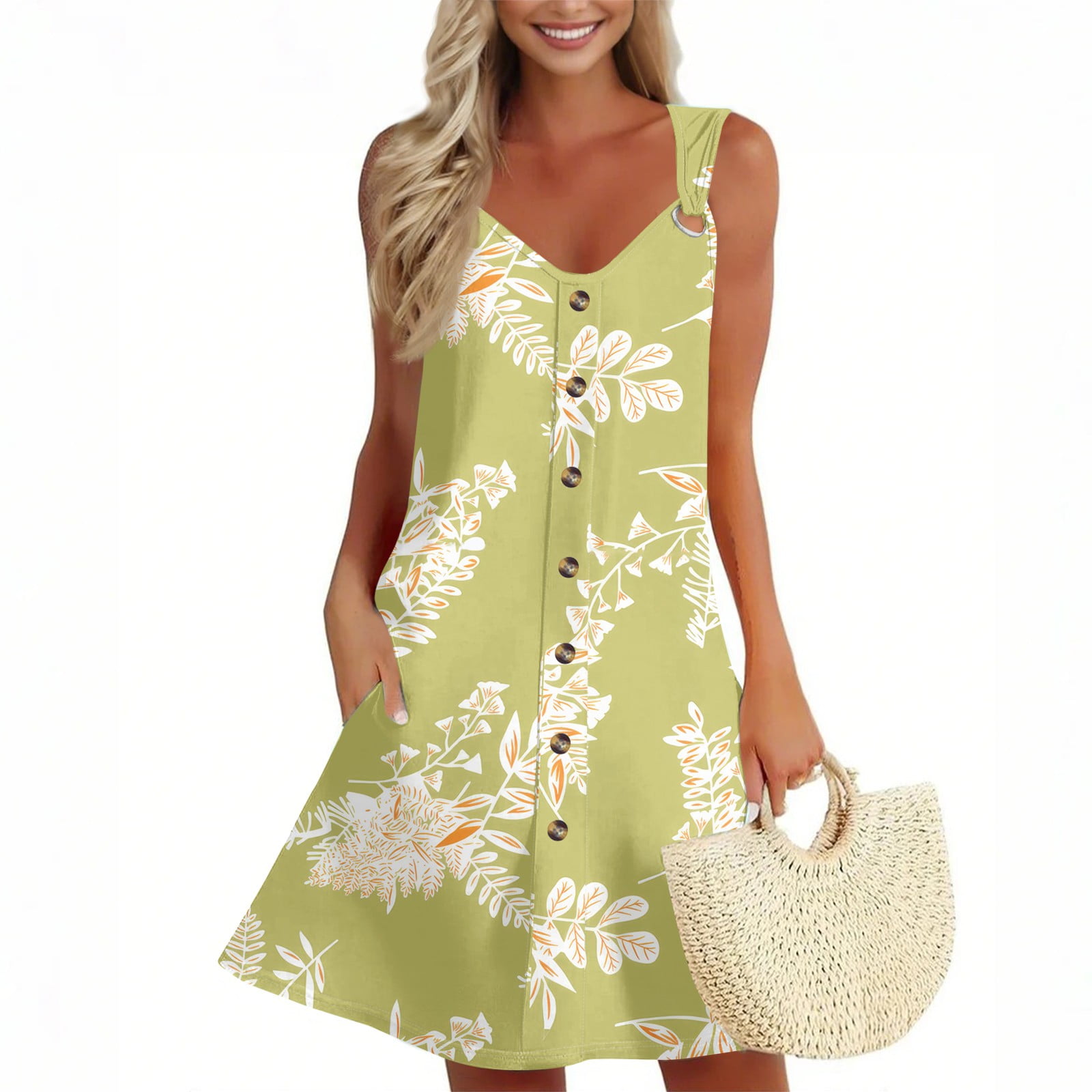 Vestidos De Verano Para Mujer 2025, Mother Daughter Matching Floral ...