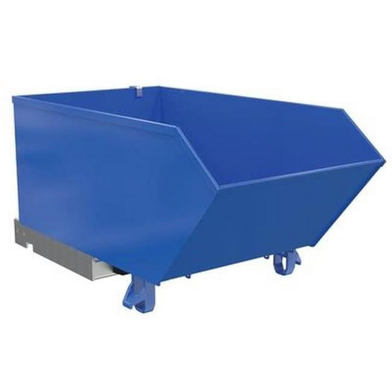 Vestil 0.33 cu. Yard 2000 lbs Steel Light Duty Low Profile Self Dumping ...