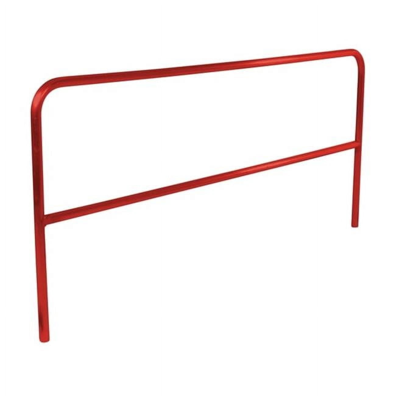 Vestil VDKR-10-RD 10 ft. Steel Safety Railing - Red - Walmart.com