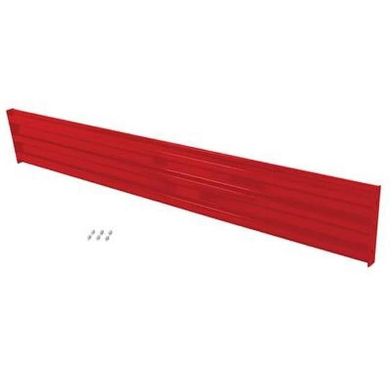 Vestil GR-F3R-BO-10-RD 113.875 in. Steel 3 Ribbed Bolt-On Style Guard ...