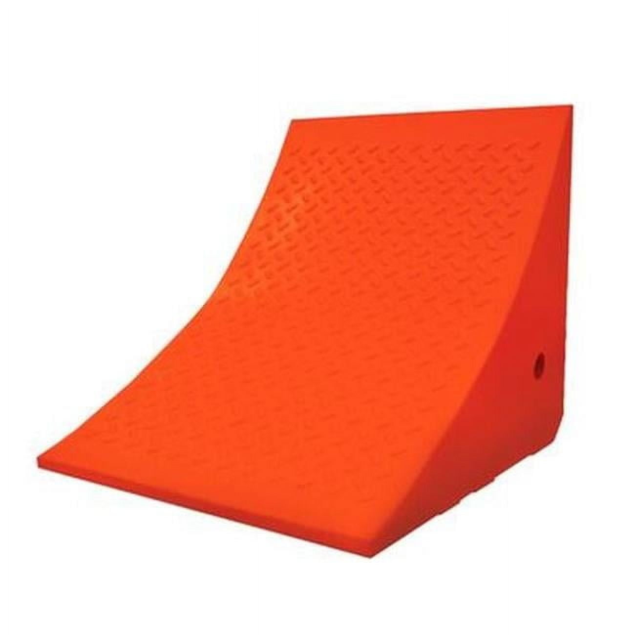 Vestil 17 x 14 x 14 in. Urethane Wheel Chock - Orange - Walmart.com