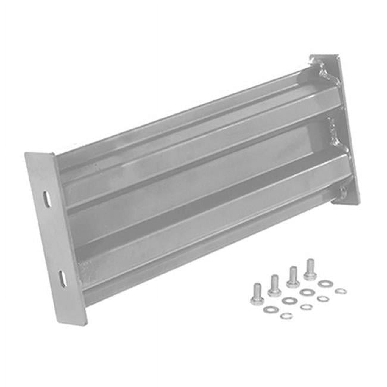 Vestil GR-F2R-BO-2-SL 18 in. Steel 2 Ribbed Bolt-On Style Guard Rail ...