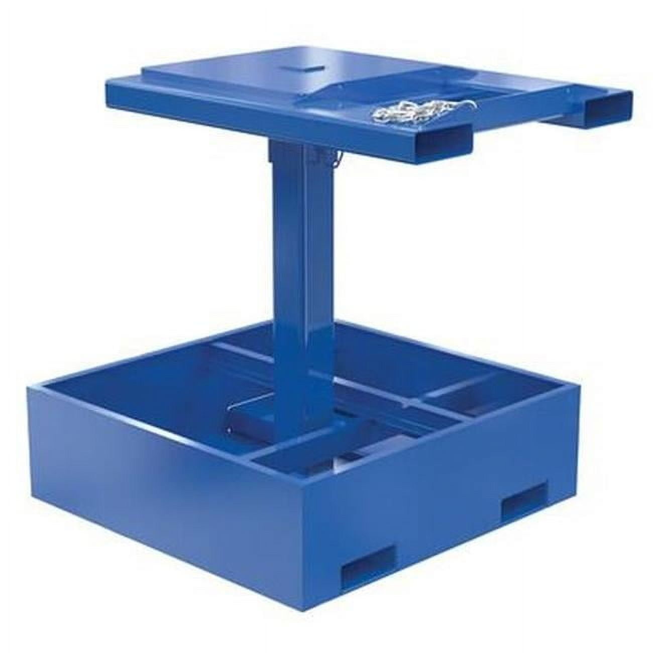 Vestil FWBC-4242-2 2000 lbs Steel Trash Bin Compactor with Empty- Blue ...