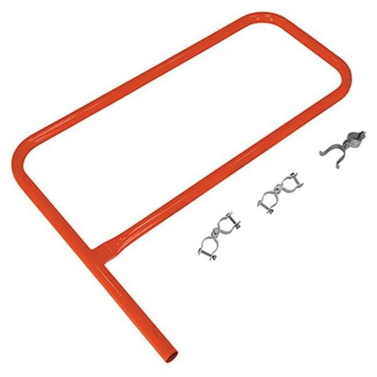 Vestil VDKR-G3-OR 36 x 36 in. Steel Pipe Safety Railing Gate P-Shaped ...