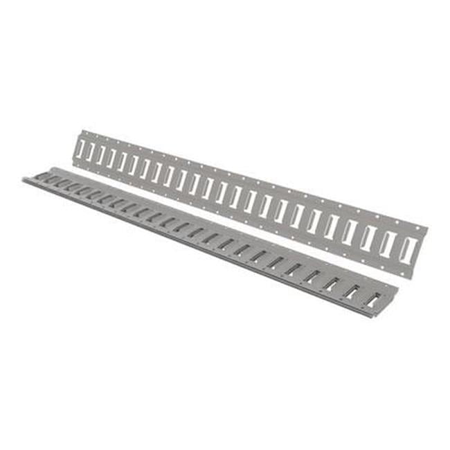 Vestil E-TRK-4-GY-4PK 4 ft. Steel E-Track - Gray - Pack of 4 - Walmart.com
