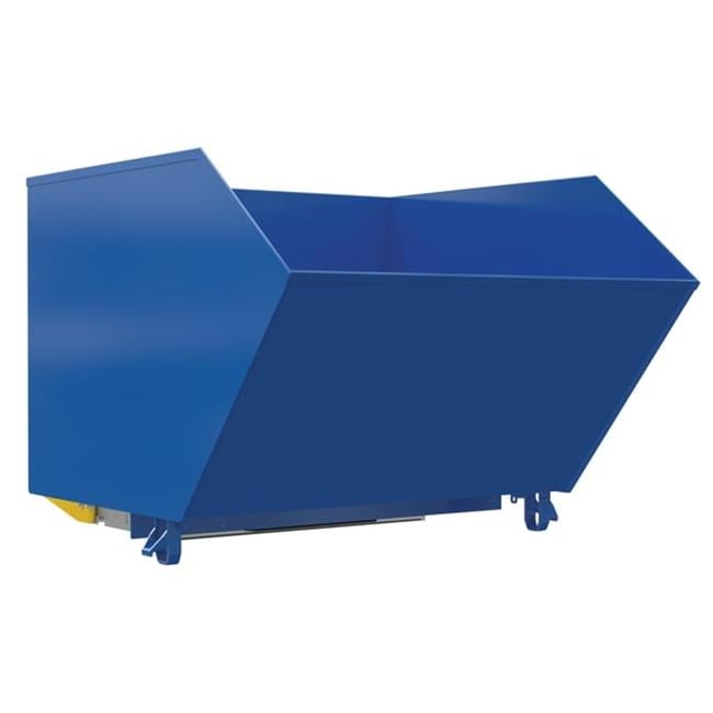 Vestil H-150-MD-BD 4000 lbs 1.5 cu. Yard Steel Medium Duty Bump & Dump ...