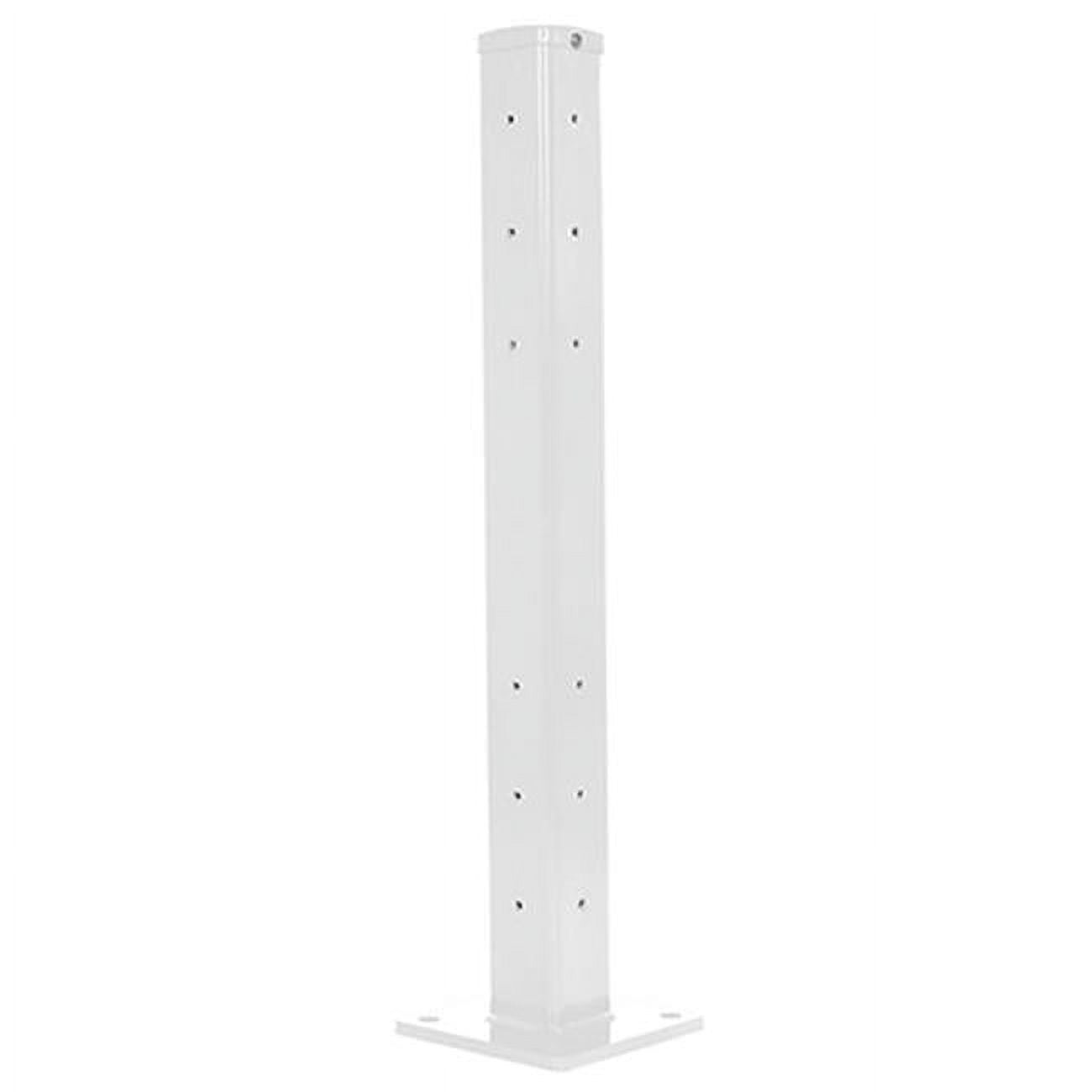 Vestil GR-F2R-BO-TP42-WT 42 in. Steel Rigid Tube Post Bolt-On Style for ...