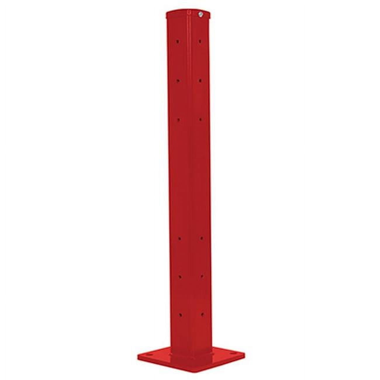 Vestil GR-F2R-DI-TP42-RD 42 in. Steel Rigid Tube Post for 2 Ribbed Drop ...
