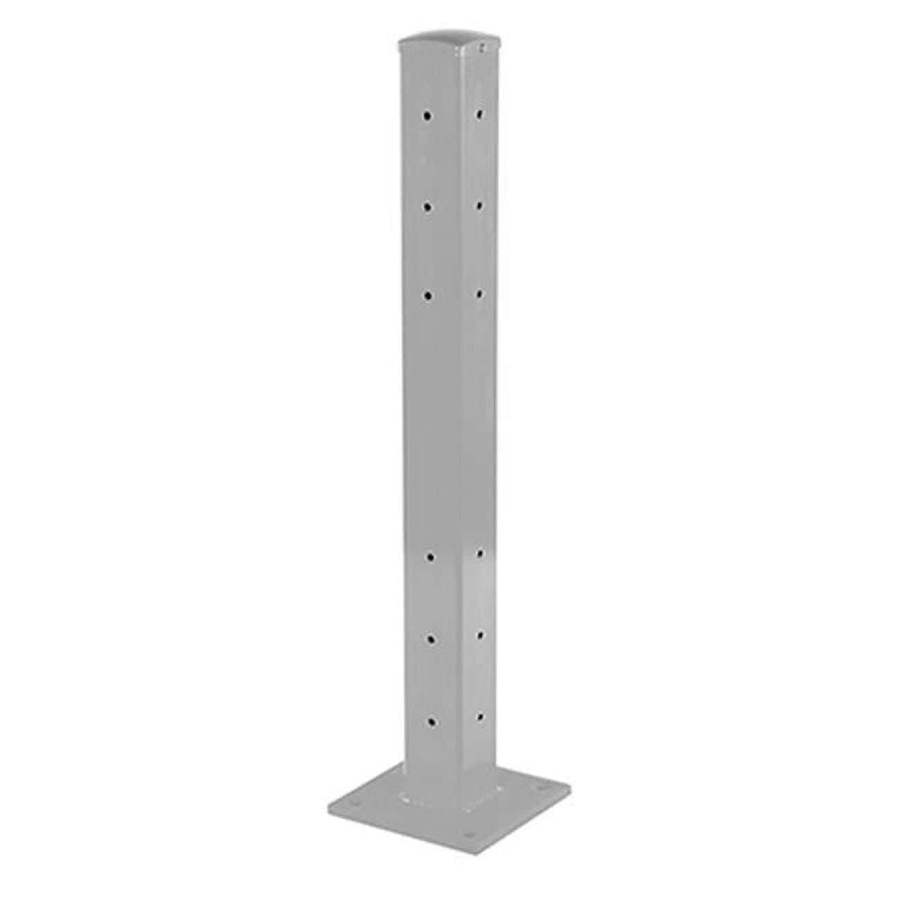 Vestil GR-F3R-BO-TP42-SL 42 in. Steel Rigid Tube Post for 3 Ribbed Bolt ...