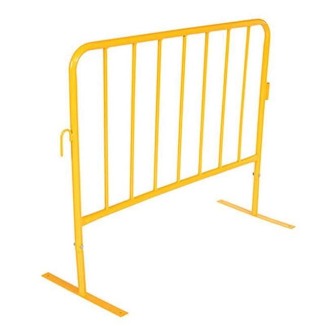 Vestil 47.5 in. Steel Crowd Control Interlocking Barrier with Flat Feet ...
