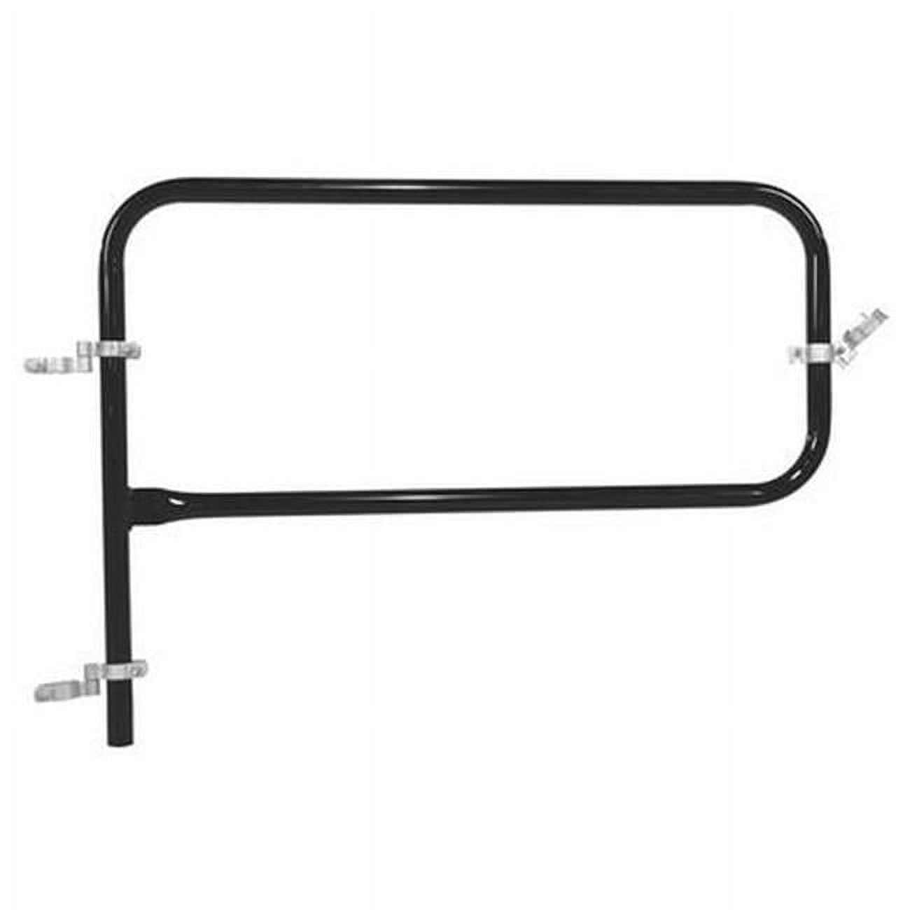 Vestil VDKR-G4-BK 48 x 36 in. Steel Pipe Safety Railing Gate P-Shaped ...