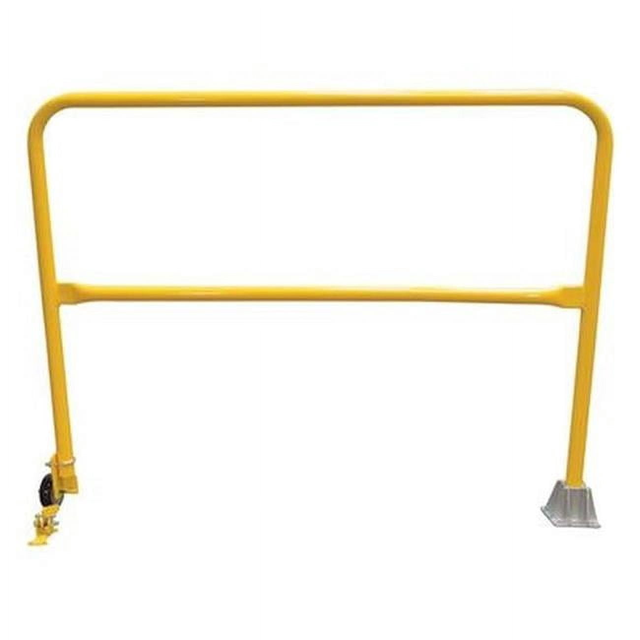 Vestil SSG-5 5 ft. Steel Dock Safety Swing Gate - Yellow - Walmart.com