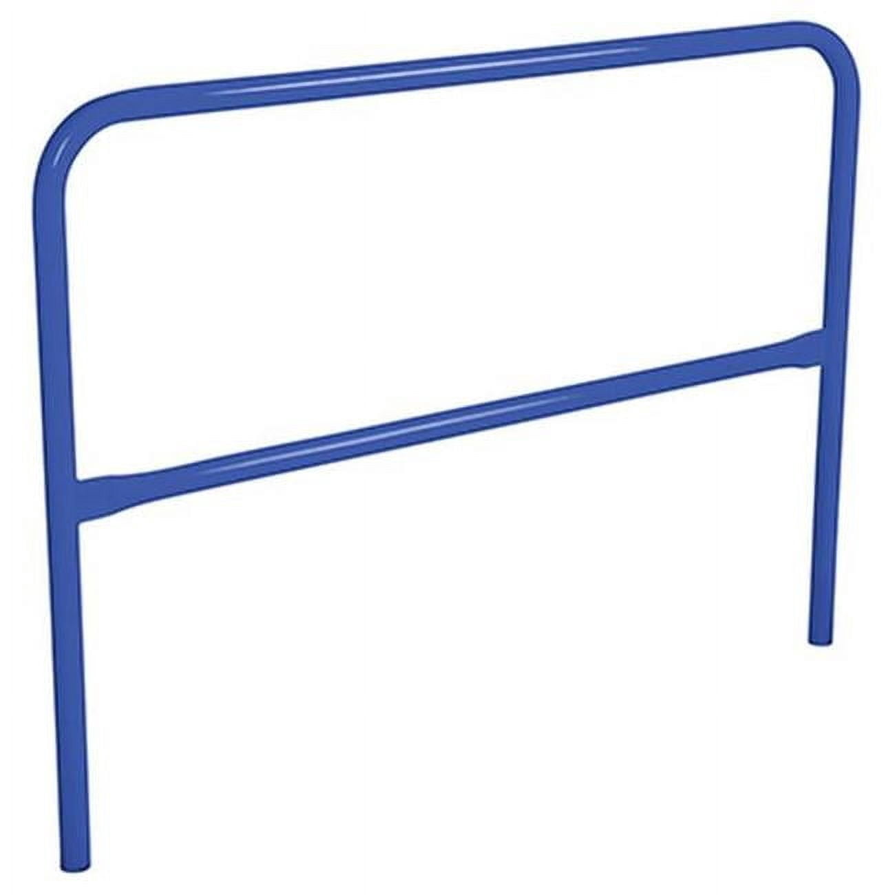 Vestil VDKR-5-BL 5 ft. Steel Safety Railing - Blue - Walmart.com