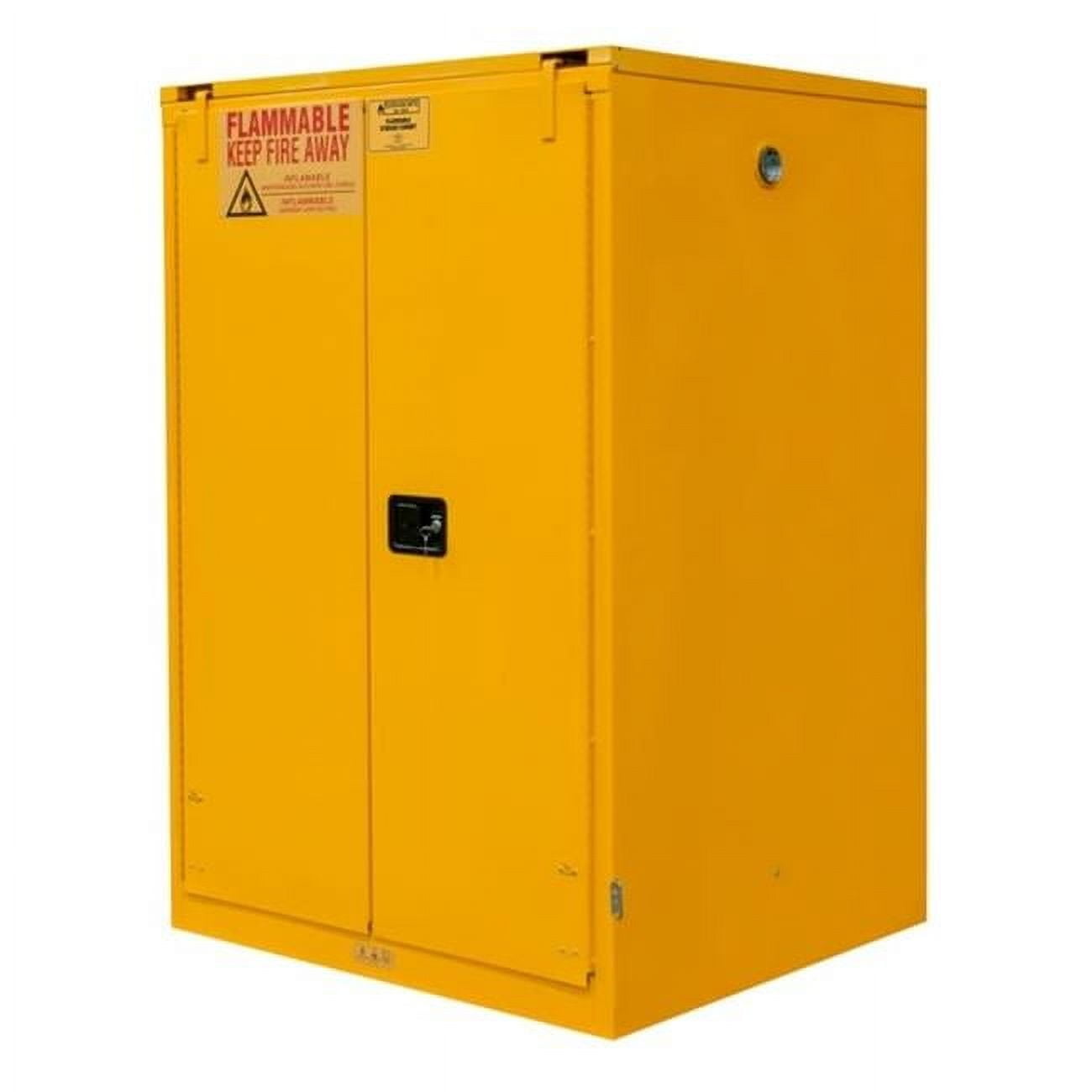 Vestil FLSC-60-SC-YL 60 gal Flammable Self Closing Storage Cabinet ...