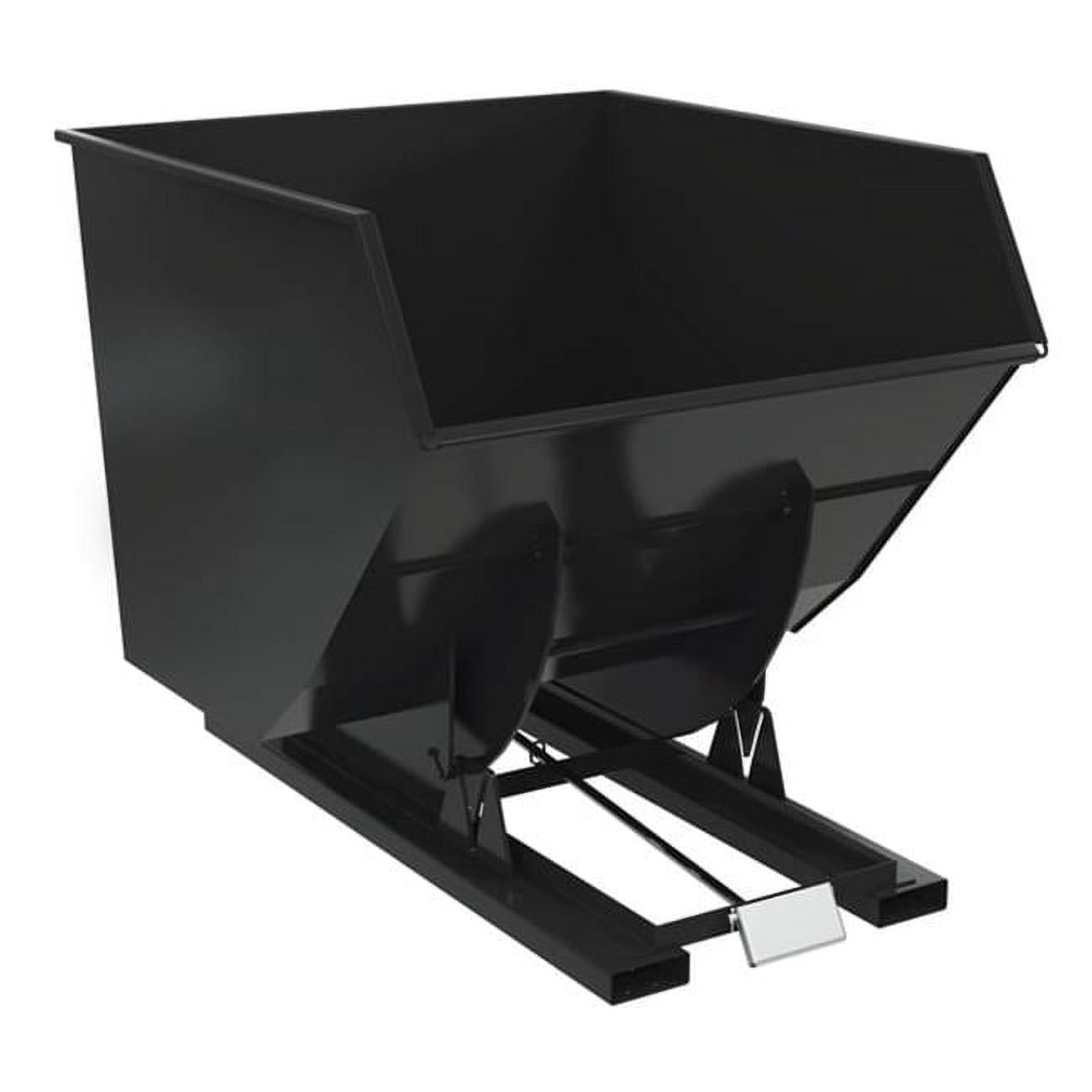 Vestil D-350-HD-BLK-SG 6000 lbs 3.5 cu. Yard Steel Heavy Duty Self ...