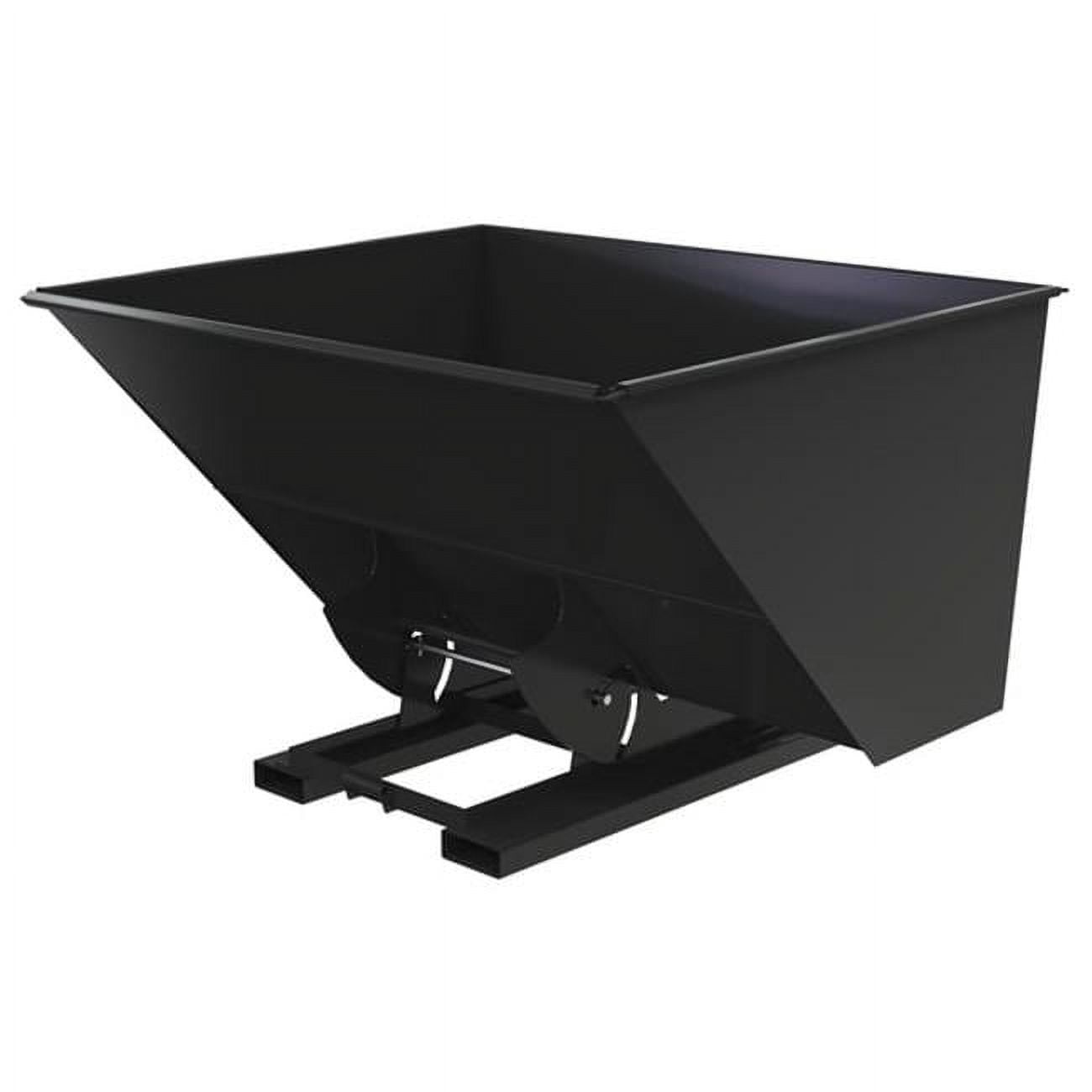 Vestil D-300-HD-NB-BLK-SG 6000 lbs 3 cu. Yard Steel Heavy Duty No Bump ...
