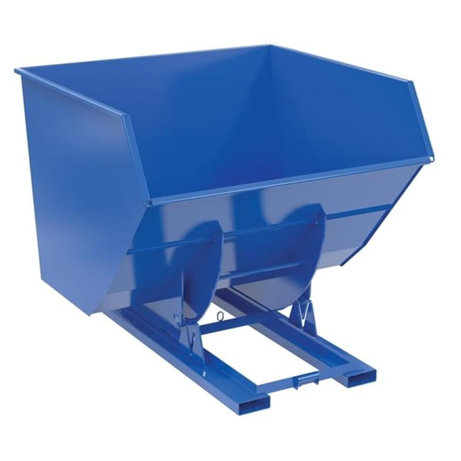 Vestil D-400-HD-NB 6000 lbs 4 cu. Yard Steel Heavy Duty No Bump & Dump ...
