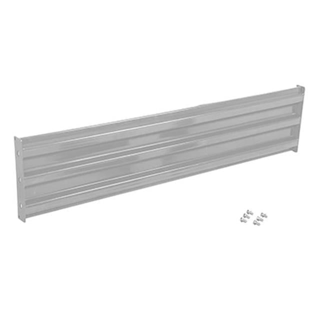 Vestil GR-F3R-BO-6-SL 65.875 in. Steel 3 Ribbed Bolt-On Style Guard ...