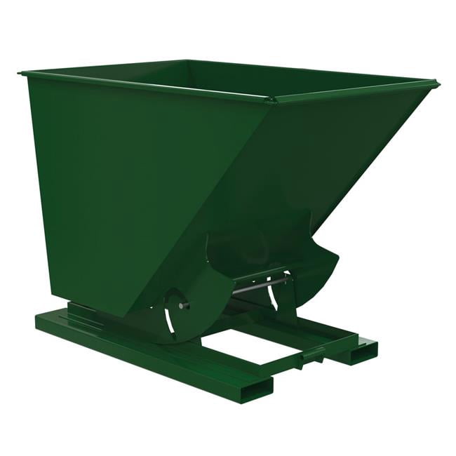Vestil D-150-HD-NB-GRN-H 69 x 43 x 52 in. Steel Heavy Duty No Bump ...