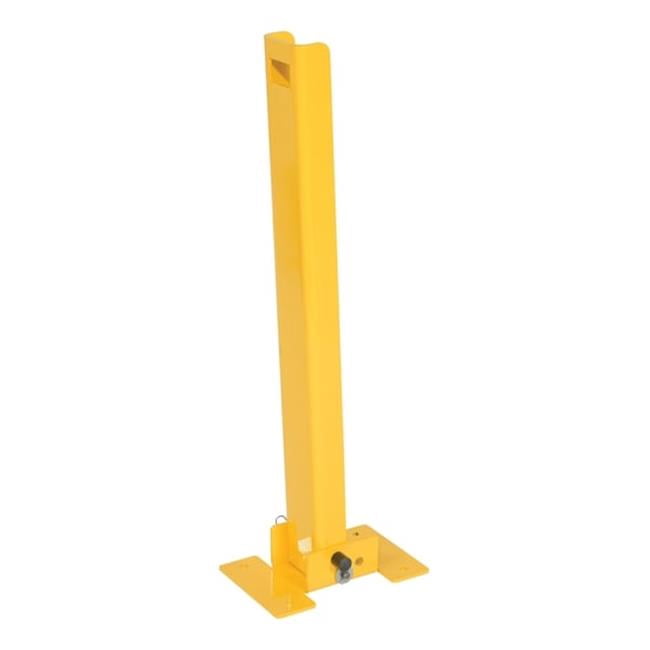 Vestil BOL-FD-2W-36-YL 36 in. Steel Long 2 Way Fold Down Bollard ...