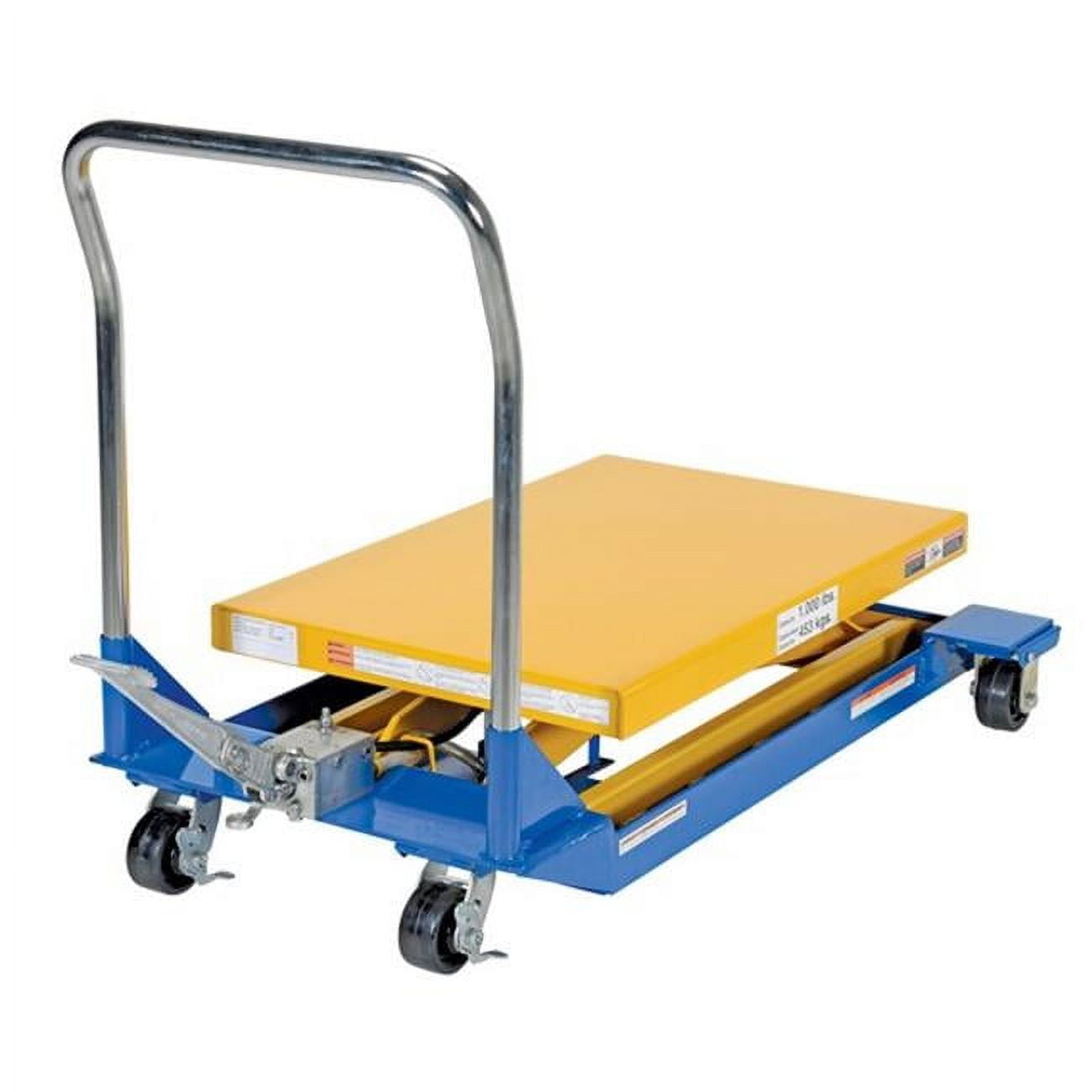 Vestil CART-23-10-M Foot Pump Scissor Cart- 36 x 24 in. - 1000 lbs ...