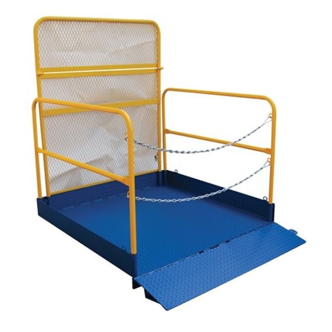Vestil Fork Truck Loading Platform with Handrails - Walmart.com