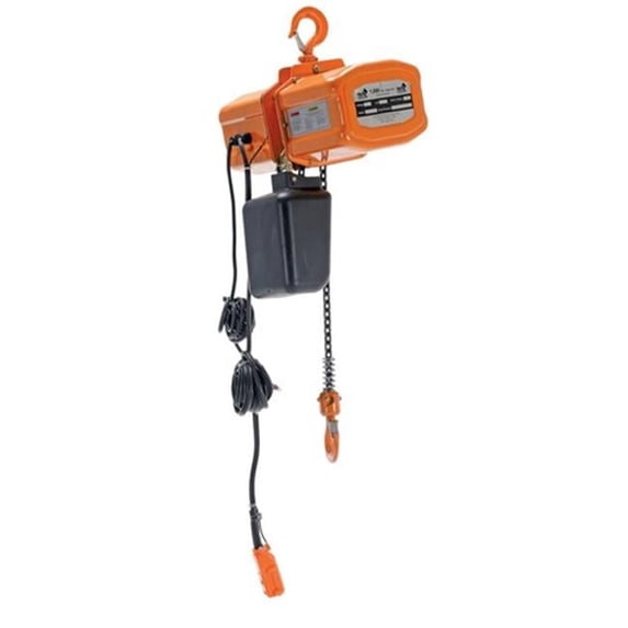 Vestil H-1000-3 3 Phase Economy Chain Hoist with Container- 1000 lbs ...