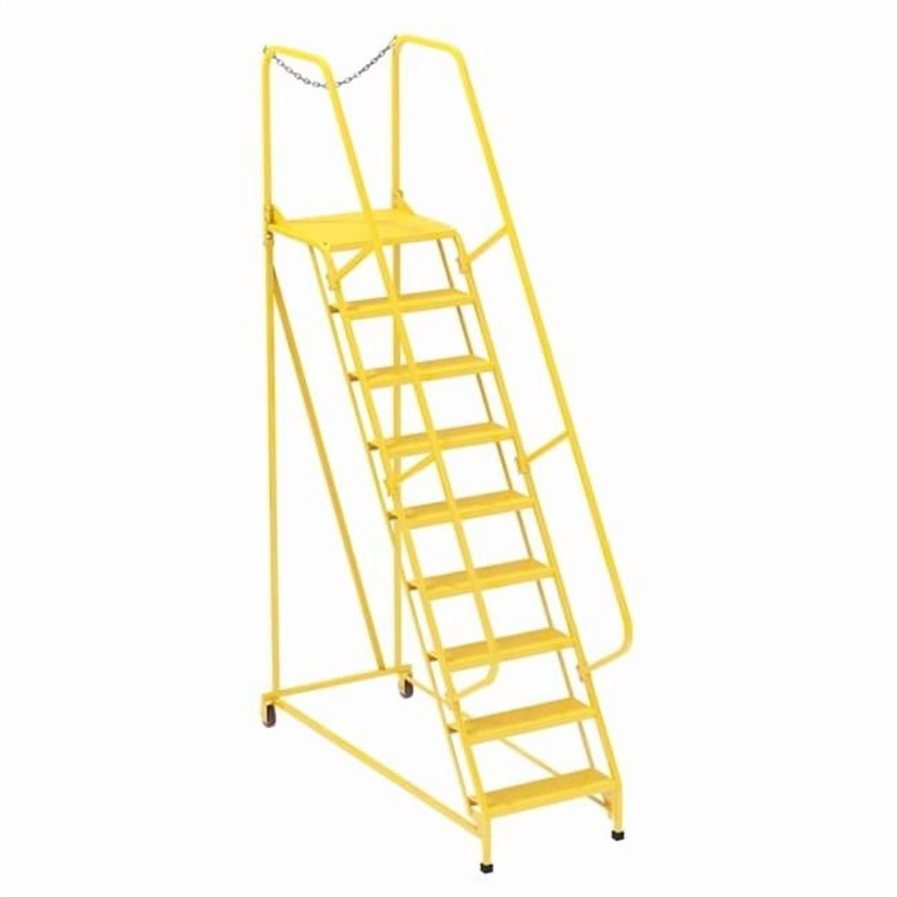 Vestil LAD-MM-9-P-YL 24 in. Steel 9 Perforated 58 deg Maintenance ...
