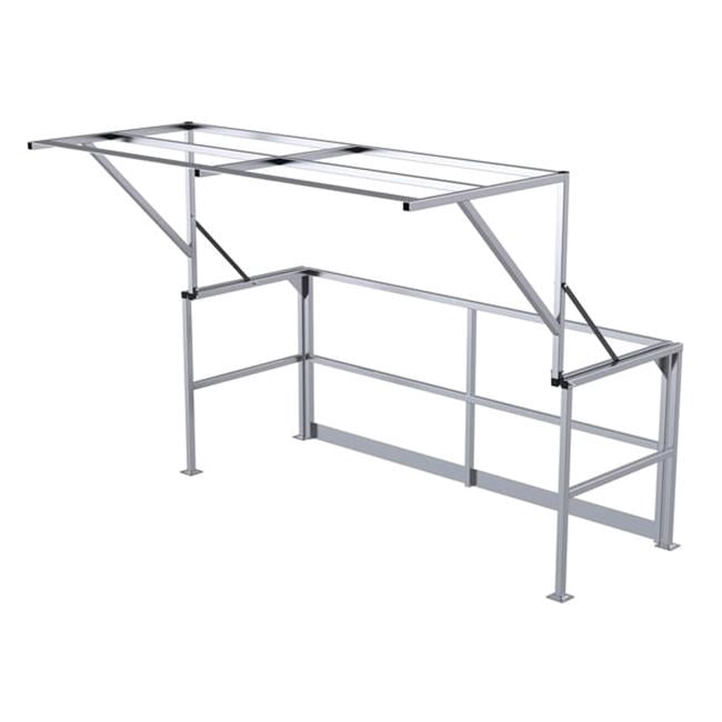 Vestil MEZZ-200-DW-A 42.37 in. Aluminum Double Wide Mezzanine Safety ...