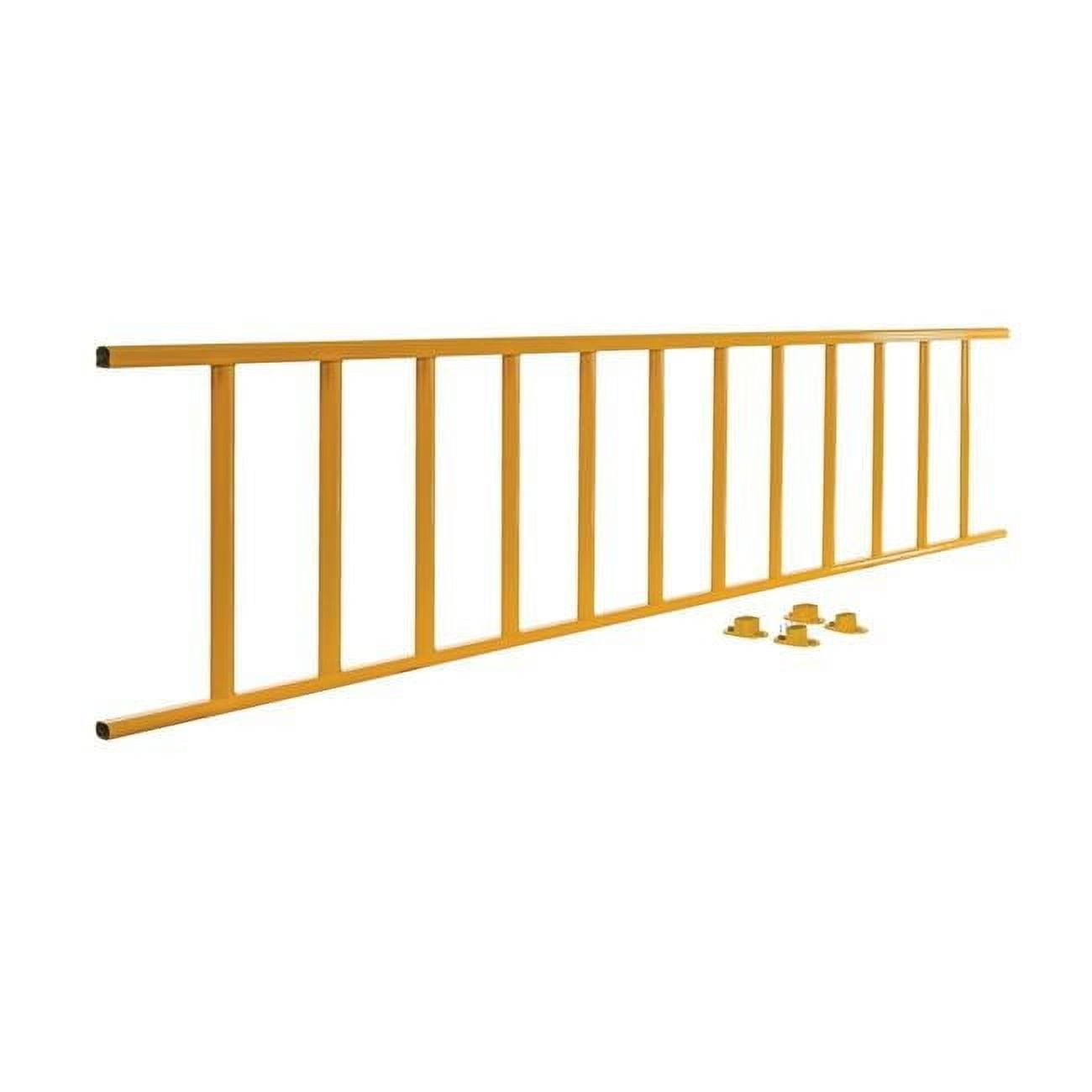 Vestil Manufacturing 120 in. Yellow Semi-Permanent Barrier & Railing ...