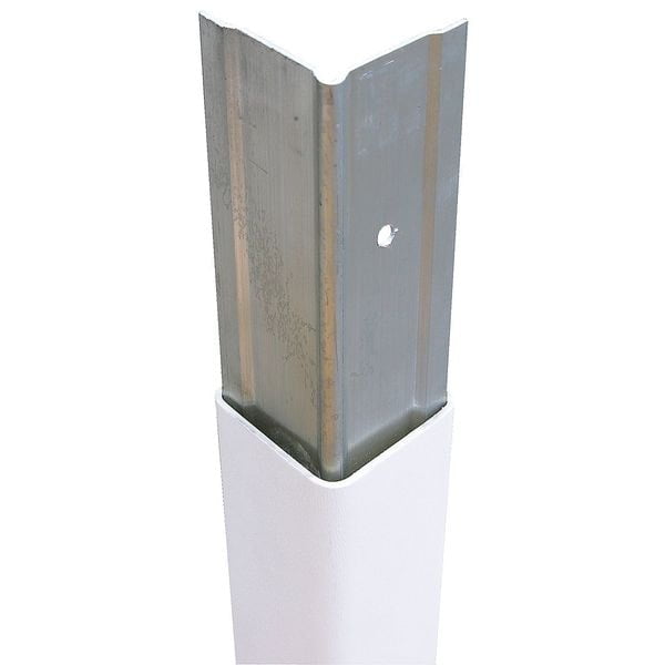 Manufacturer Varies Corner Guard,White,Aluminum/PVC,4 ft H PVC-A-3-WH ...