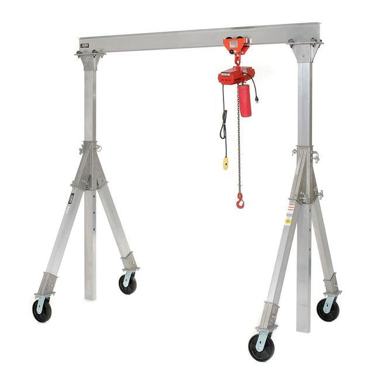 Vestil Manufacturing 7872600 Adjustable Height Aluminum Gantry Crane ...