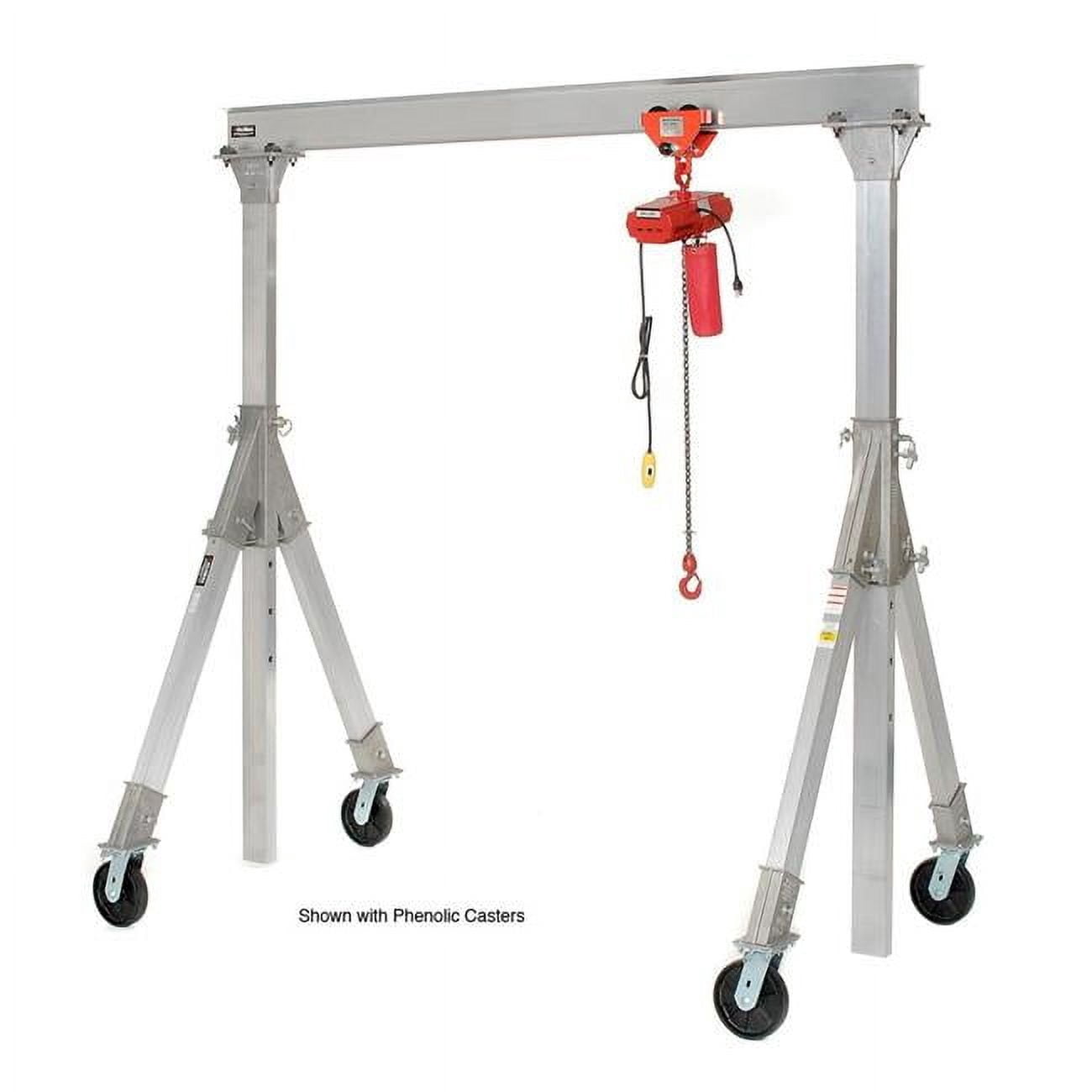 Vestil Manufacturing 241364 Adjustable Height Aluminum Gantry Crane ...