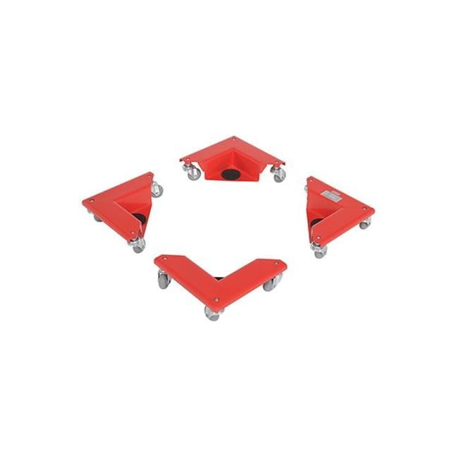 Vestil Manufacturing CMD-S-300-4PK 300 lbs Steel Corner Mover Dolly ...