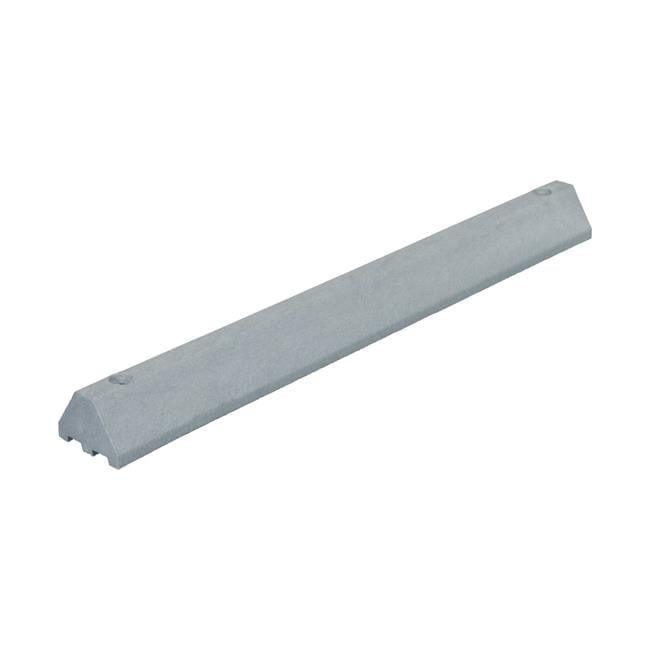 Vestil Manufacturing CS-S48-G 48 in. Recycled Plastic Car Stop, Gray ...
