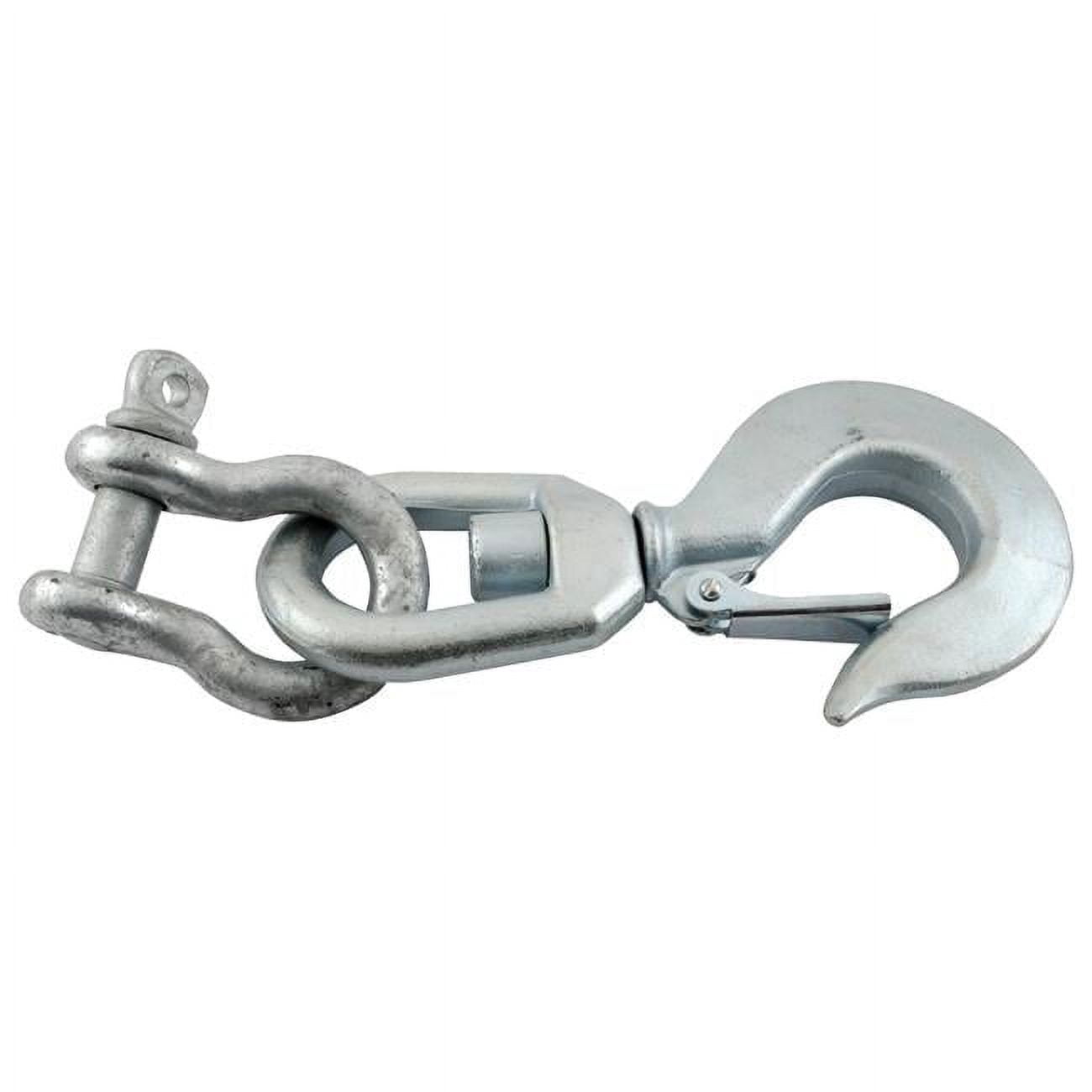 Vestil Manufacturing HOOK-S-10 Swivel Hook with Shackle, 10000 lbs ...
