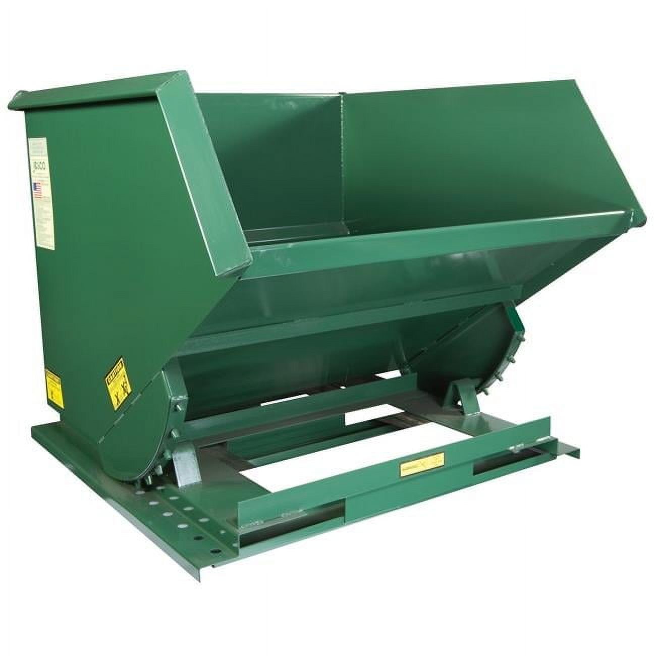 Vestil Manufacturing HOP-250-LD 2.5 cu. Yards Self-Dump Light Duty Hopper, 2000 lbs - Walmart.com