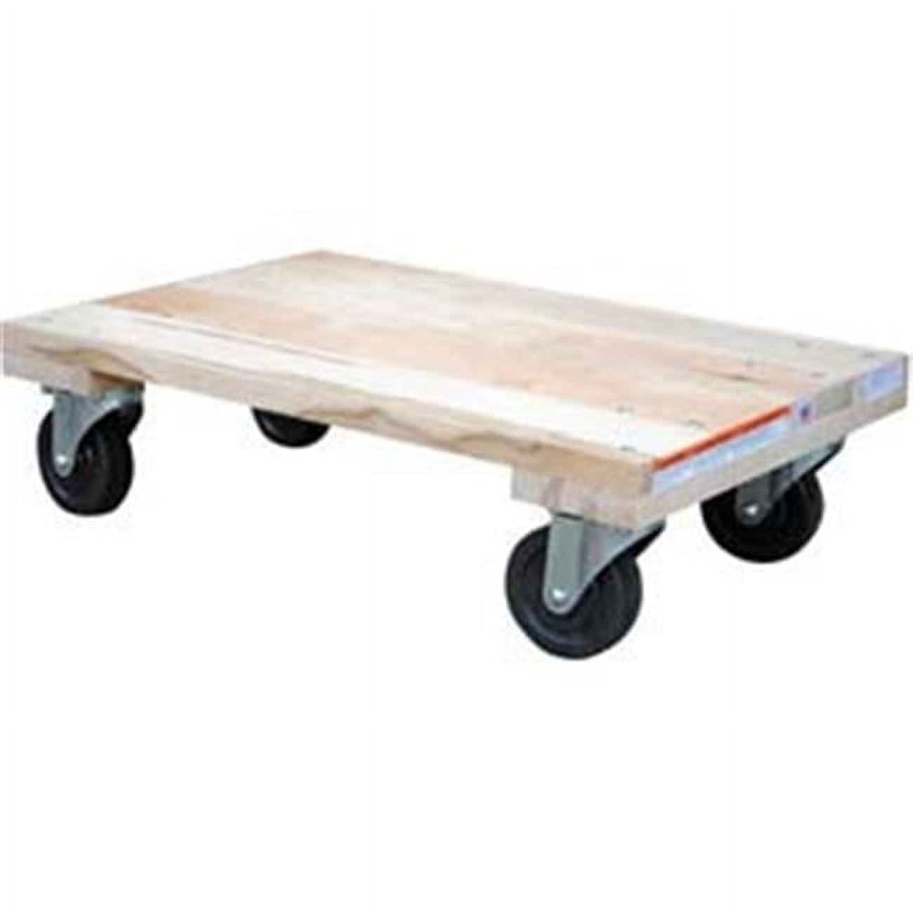 Vestil Manufacturing HDOS-1624-12 Hardwood Dolly Solid Deck, 24 x 16 in ...