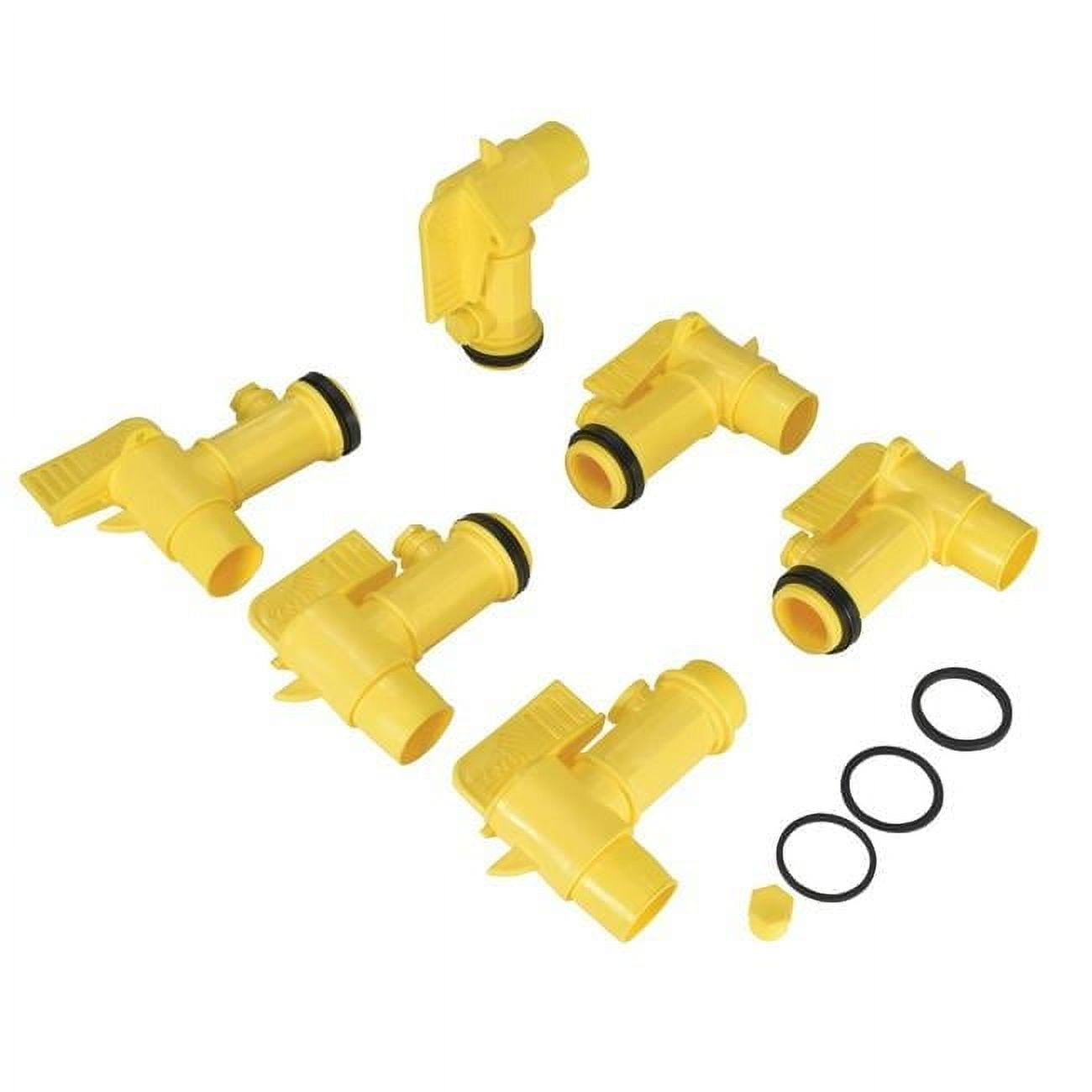 Vestil Manufacturing JDFT-6PKG Jumbo Manual Drum Faucet with 2 in. Bung ...