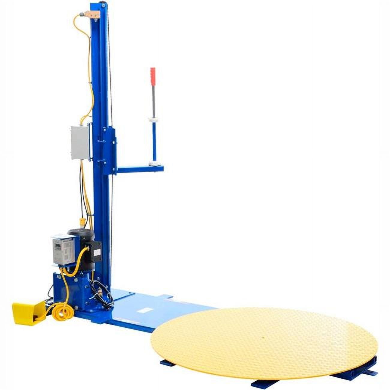 Vestil Manufacturing Stretch Wrap Machine with Power Mast - Blue - 4000 ...